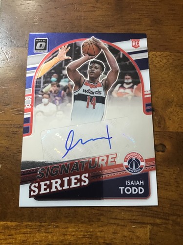 2021-22 Panini Donruss Optic - Signature Series #SS-ITD Isaiah Todd (AU ...