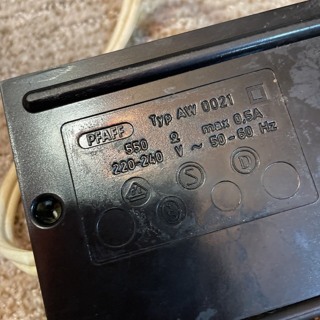 PFAFF 1222 Sewing Machine With Walking Foot and Accessories for sale ...