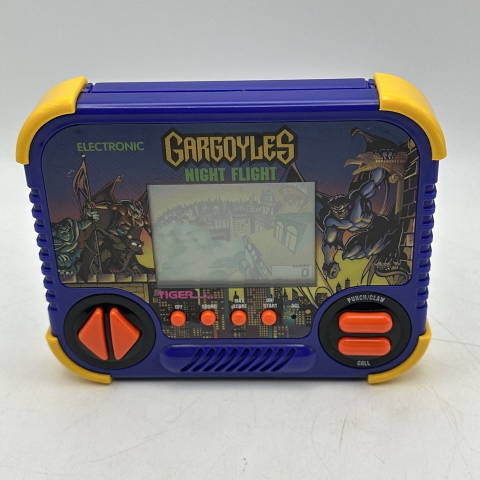 Tiger Electronics GARGOYLES Night Flight LCD Game 1990 Tested Working ...