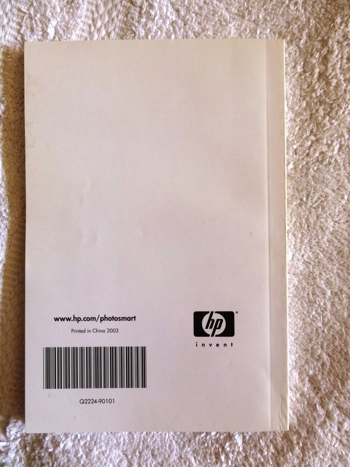 HP Photosmart 635 Digital Camera USER INSTRUCTION Booklet MANUAL | eBay