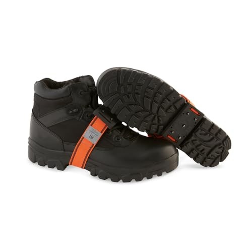 K1 Mid-Sole Ice Cleats for Men & Women - Rotatable Low Profile (Hi-Vis ...