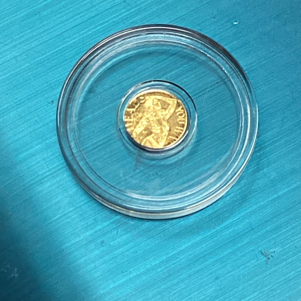 1/4 Gram Gold Heads You Win Tails You Win Coin RARE Monarch Fine Fourth ...