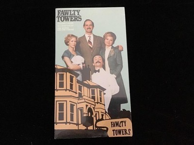 VHS Faulty Towers 1986 John Cleese, Prunella Scales, Connie Booth ...