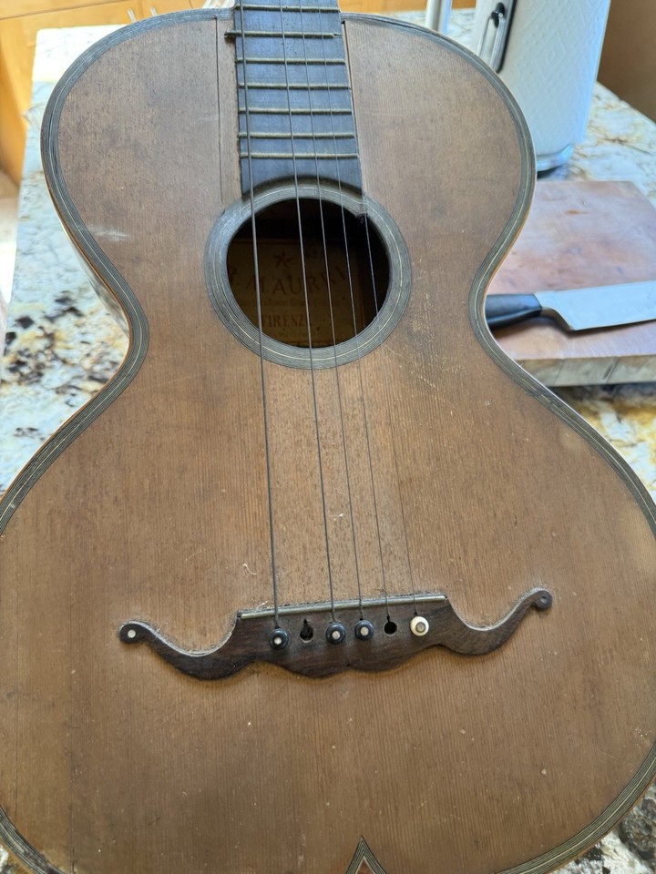Rare Vintage Italien R Maurri Acoustic Classical Guitar (circa 1900) | eBay