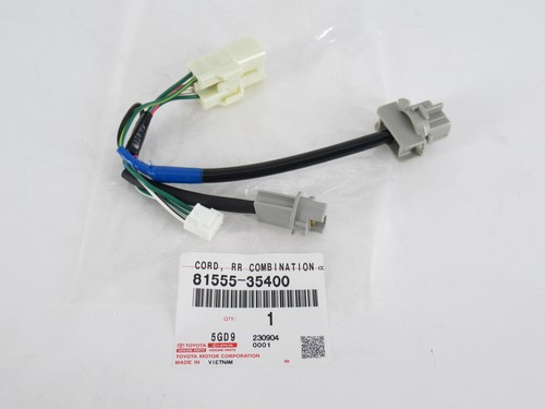 Genuine OEM Toyota 81555-35400 Rear Tail Light Wire Harness Socket 14 ...