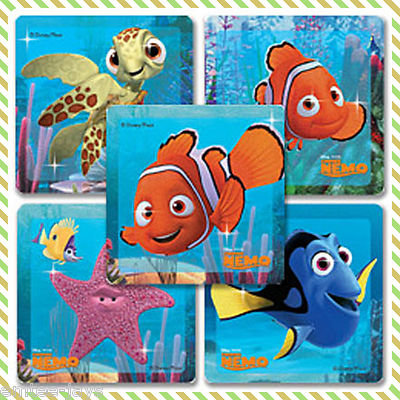 Finding Nemo Stickers x 5 - Glitter -Favours-Birthday Loot Bags ...