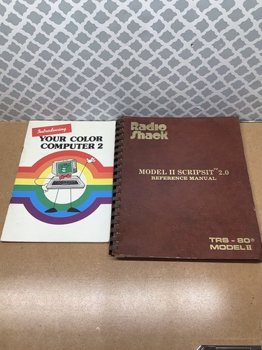 VTG Radio Shack TRS-80 Model II SCRIPSIT 2.0 Reference Manual Plus ...