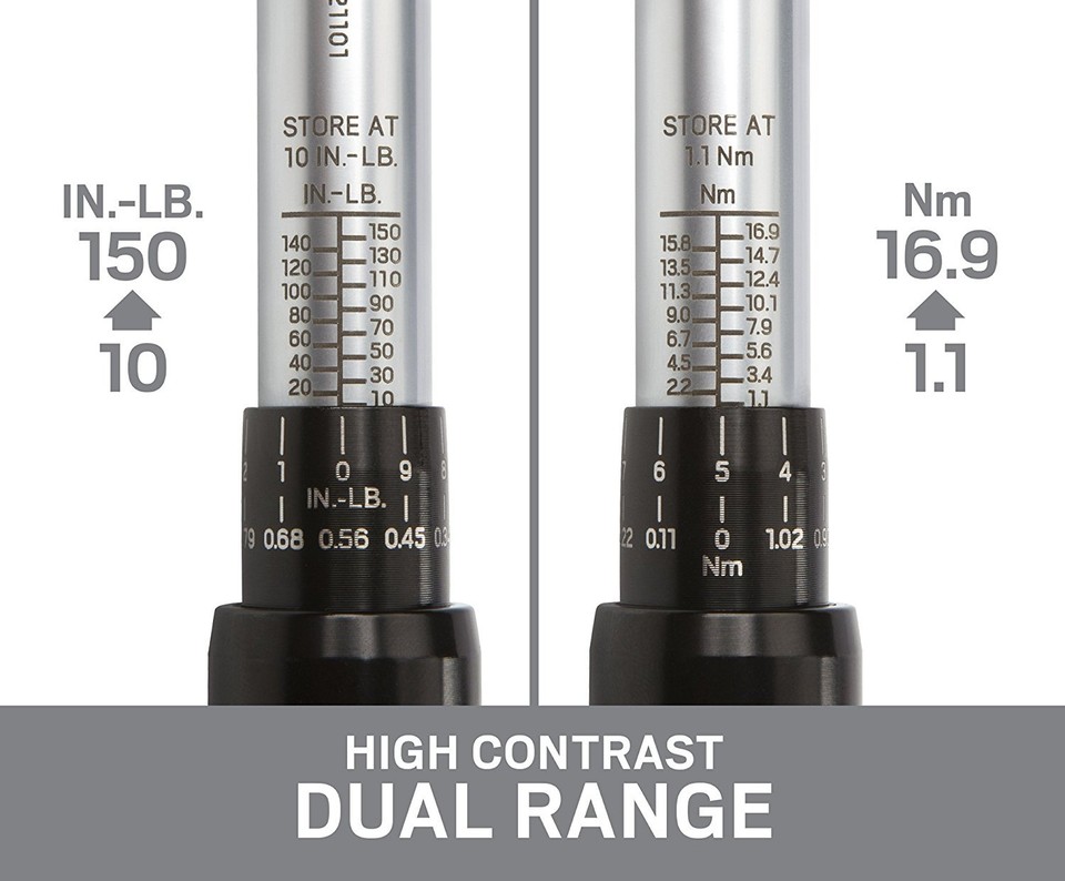 TEKTON TRQ21101 1 4 Inch Drive Dual Direction Click Torque Wrench 10 ...