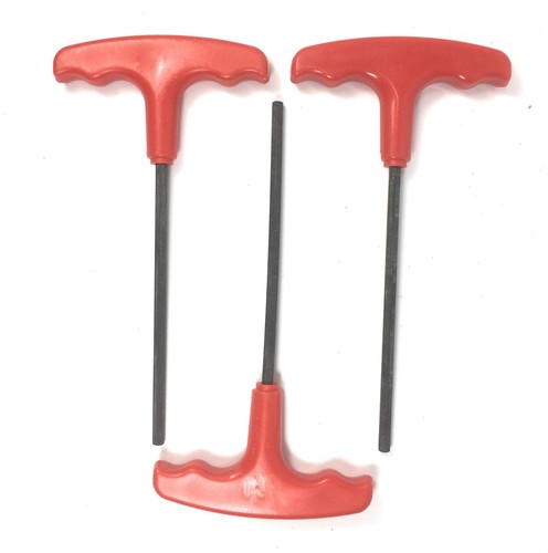 3 Pc Set 5/32" Hex Allen Wrench Plastic T Handle | eBay