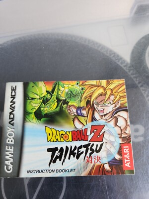 Dragonball Z Taiketsu (Nintendo GBA Gameboy Advance) Instruction Manual ...