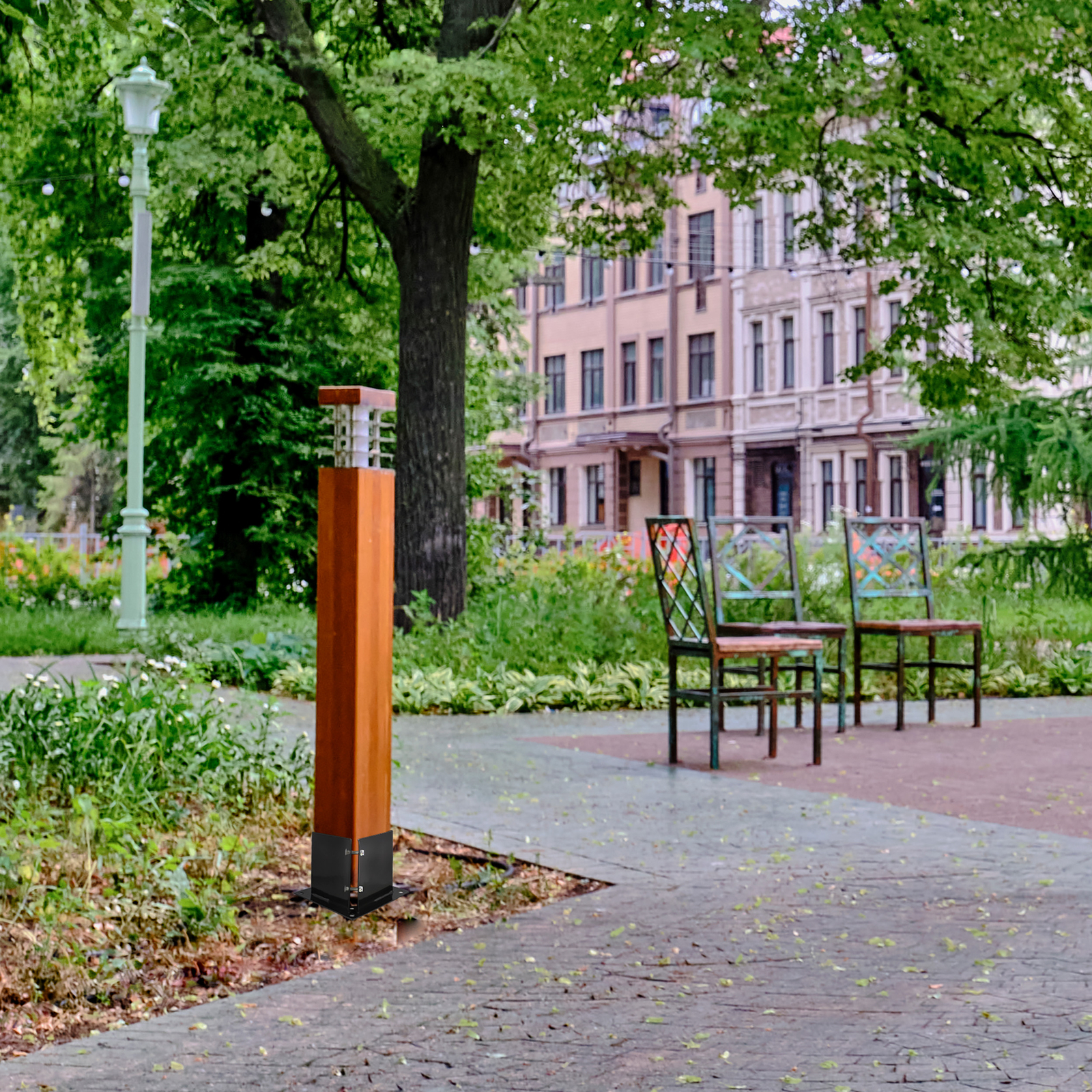 BISupply No Dig 6x6 Post Anchor 1pk Bolt Down Post Base Wood Post ...