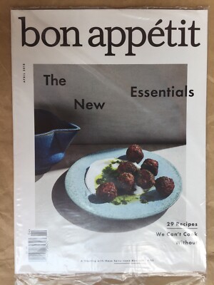 BON APPETIT Magazine APRIL 2018 NEW In Plastic SHIP FREE The New ...
