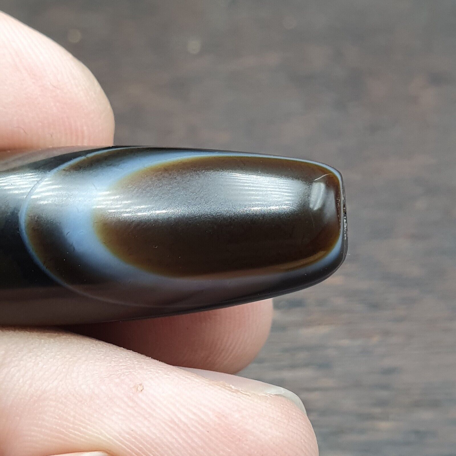 Antique Yemeni Collectible Agate Bead Natural Pattern Banded Agate -46 ...