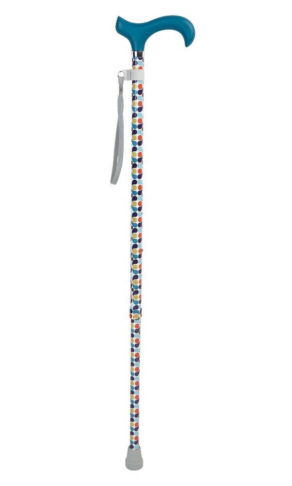 Adjustable Retro Spots Walking Cane | eBay
