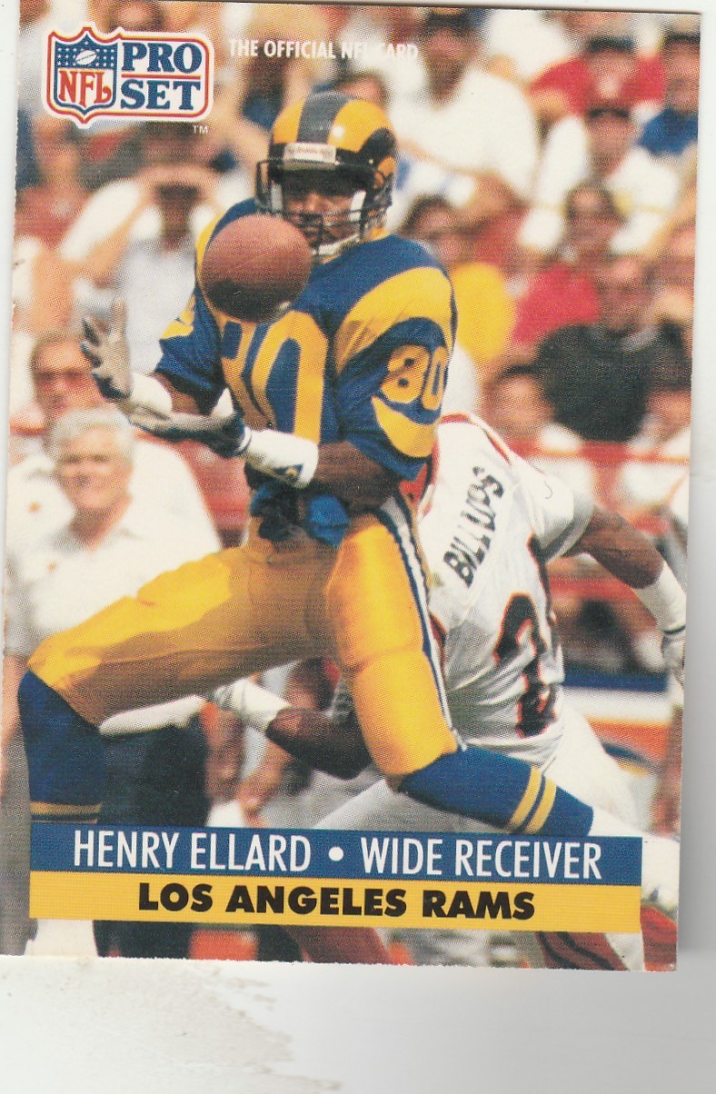 FREE SHIPPING-MINT-1991 Pro Set #199 Henry Ellard Los Angeles Rams | eBay