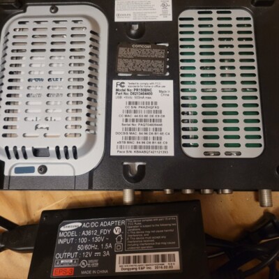 Comcast Xfinity Cable Box PR150BNC + adapter - No remote | eBay