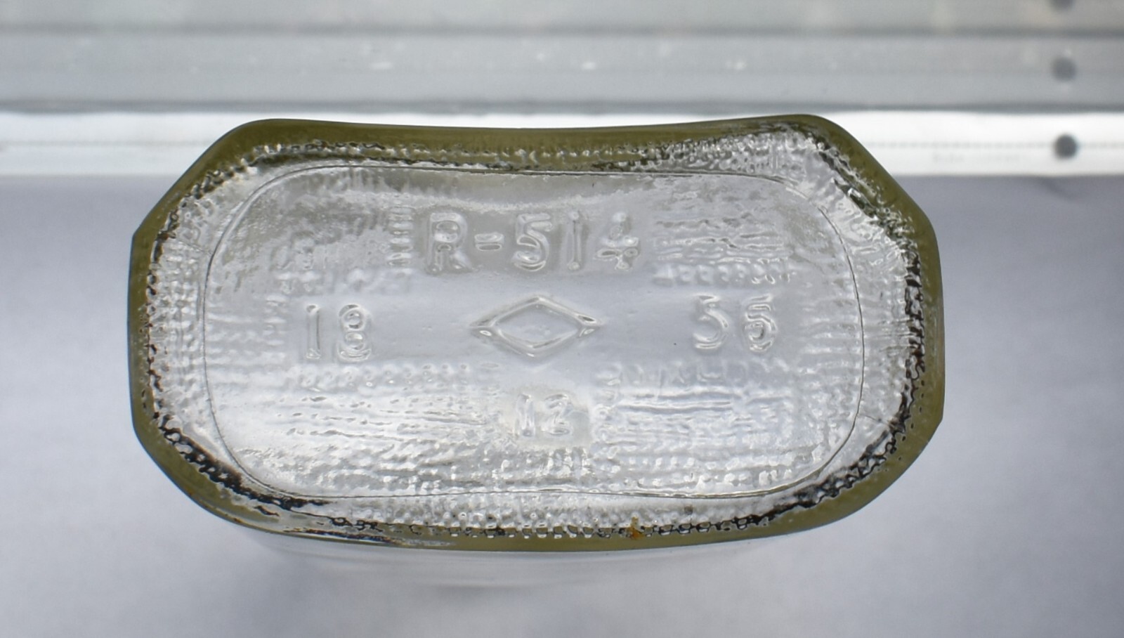 Vintage 1956 Embossed Label Gordon's Liquor Bottle Flask Curved R-514 ...