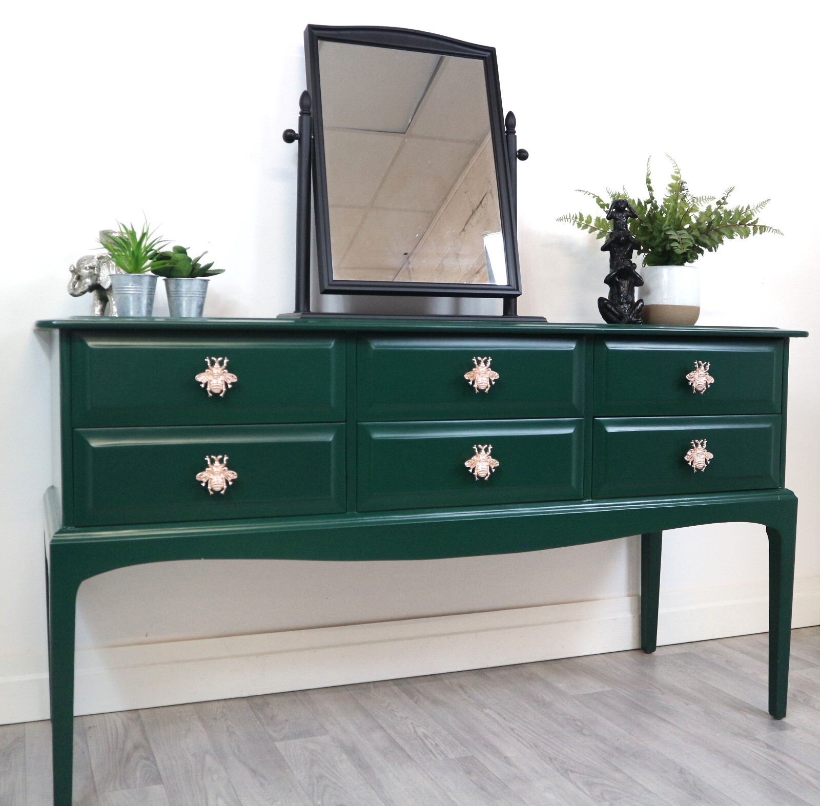 Stag Minstrel 6 Drawer Console Table , Dressing Table Sideboard Chest ...