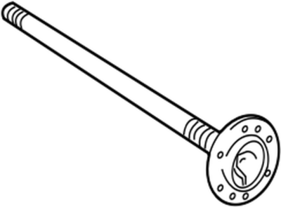 42301-60030 Toyota Shaft, rear axle, rh 4230160030, New Genuine OEM ...