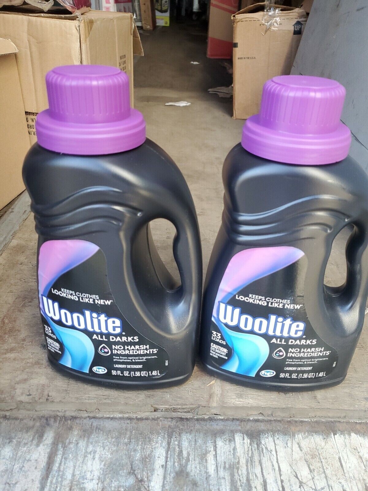 Woolite 50 Oz Darks Cloths Look lot 2 Longer Color Renew 33 Lds ...