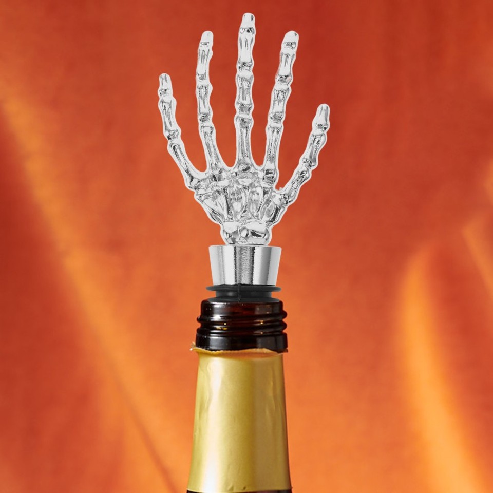 Decorative Bottle Stopper Creative Hand Skeleton Wine Plug Spooky Wine ...