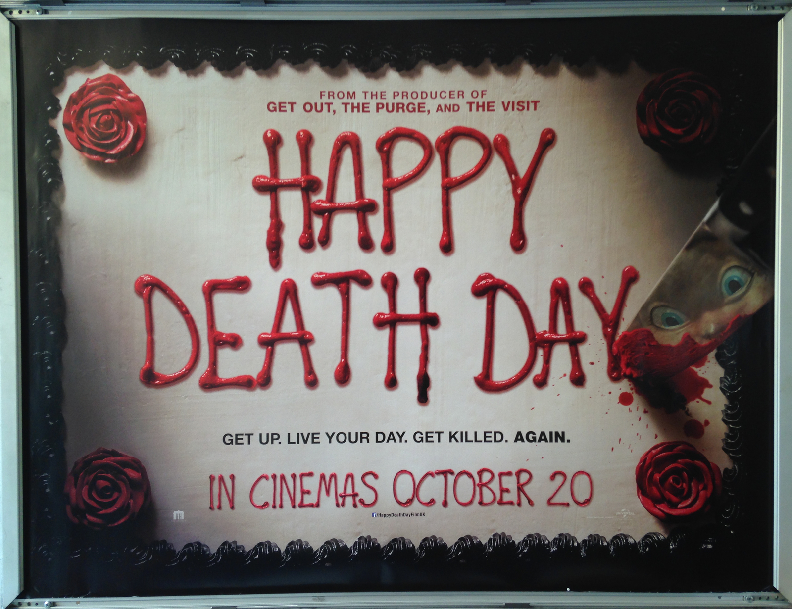 Cinema Poster: HAPPY DEATH DAY 2017 (Advance Quad) Jessica Rothe Ruby ...