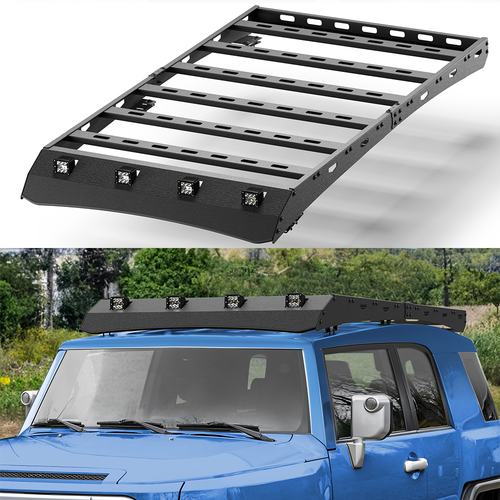 Top Rack For Toyota FJ Cruiser 2006-2014 Steel Roof Rack Basket Cargo ...
