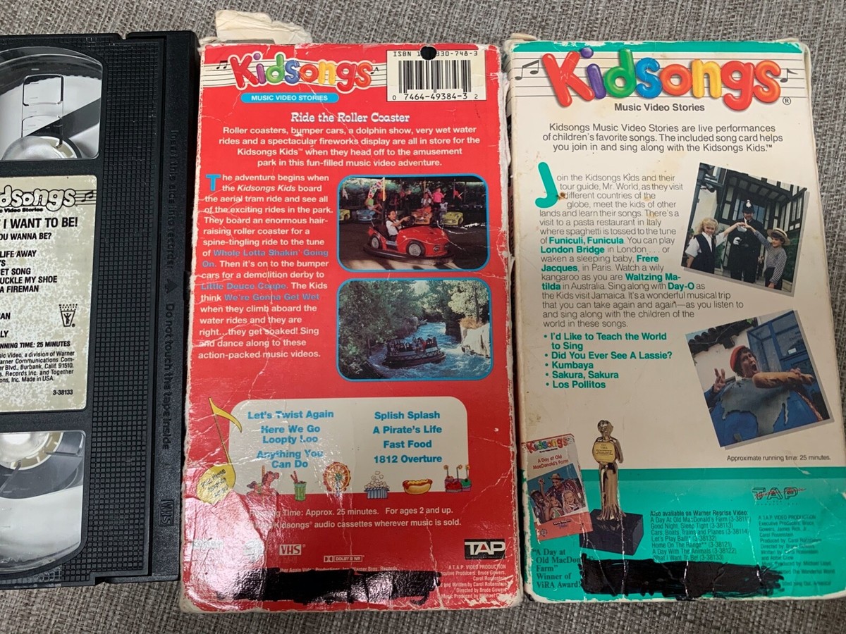 Kidsongs Vhs Ebay Tape