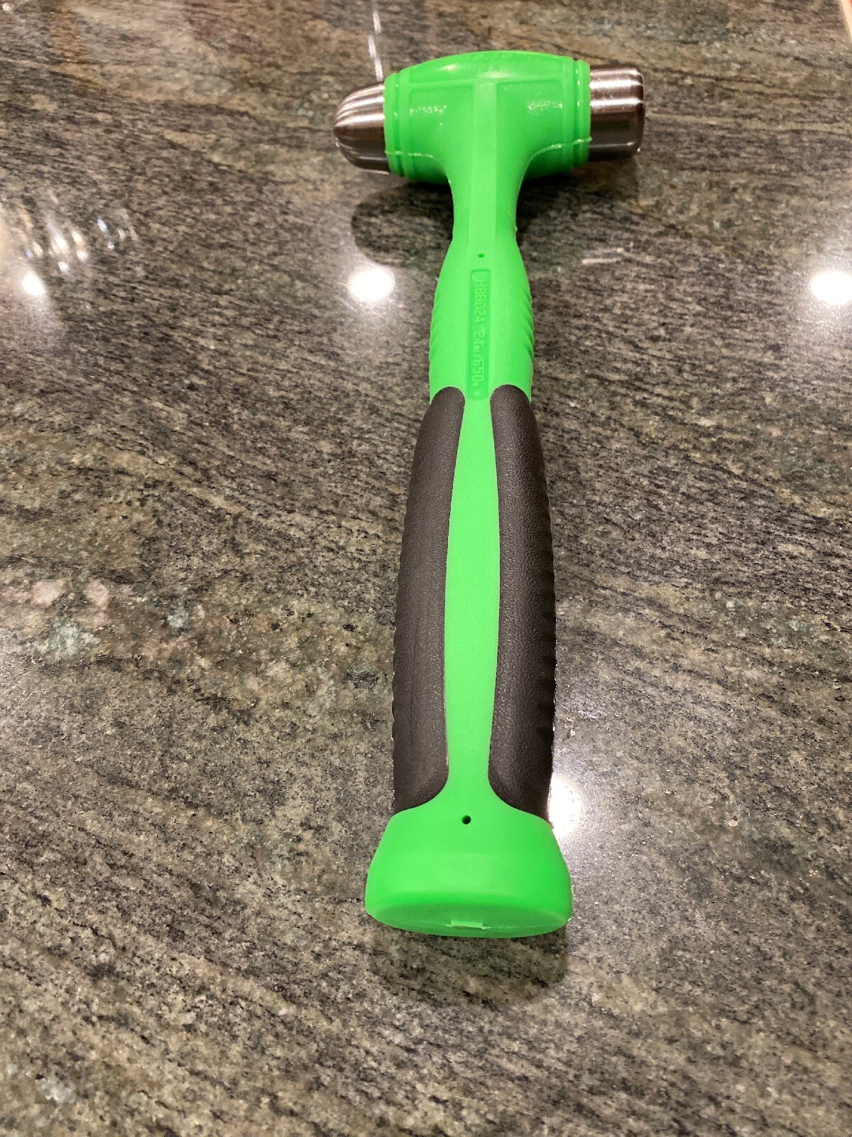 Snap On hbbd24g 24 ounce ball peen soft grip dead blow hammer green | eBay