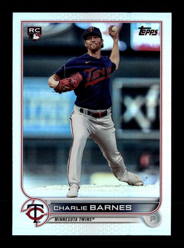2022 Topps Rainbow Foil #641 Charlie Barnes Minnesota Twins Baseball ...