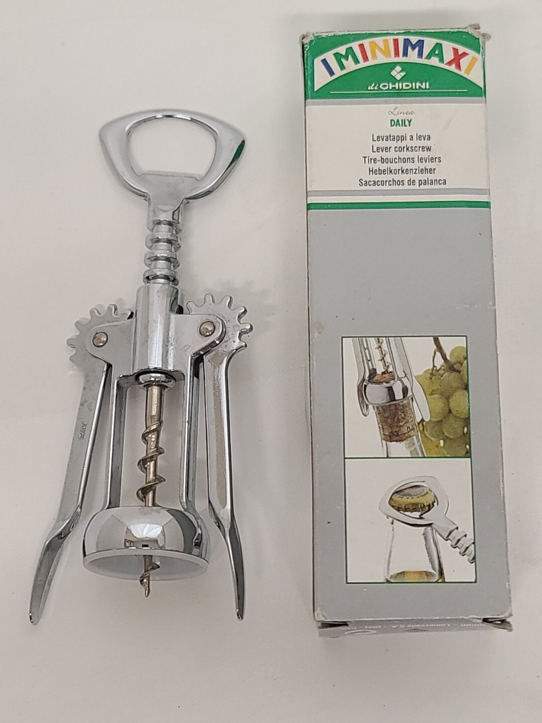 Iminimaxi Wine Corkscrew di Chidini Lever Kitchen Home Decor Art 2 Made ...