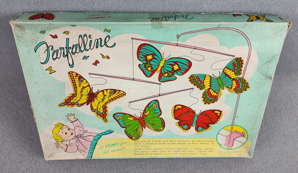 Baby Mobile Cradle Bed First Toy Of The Newborn New Vintage Harbert ...