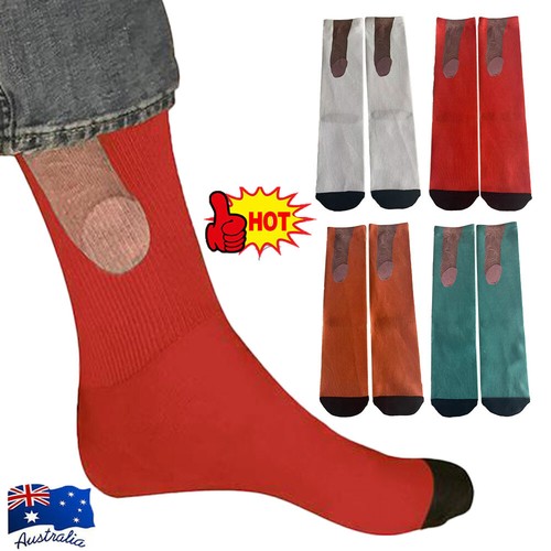 Show Off-Funny Socks Novelty Sock Joke Prank Printing Sock Christmas ...