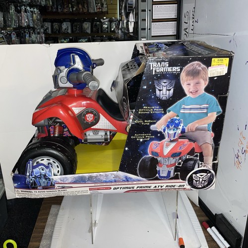Transformers Dark Of The Moon Optimus Prime ATV Ride-On Ages 3+ Max 44 ...