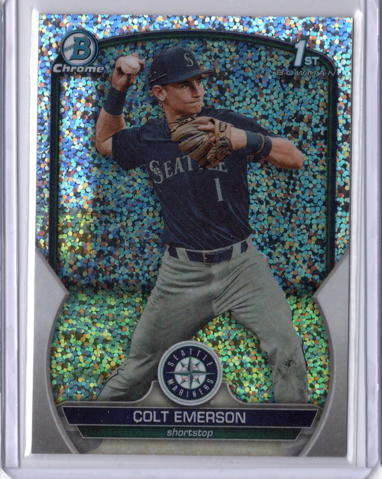 2023 Bowman Draft Chrome Colt Emerson 1st Bowman Mini Diamonds ...