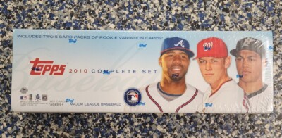 2010 Topps Baseball Factory Sealed Set Series w/ 2 5 Card Rookie ...