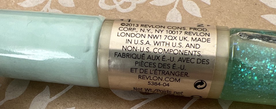 Revlon nail art sun candy nail enamel polish lot of 8 duo Glitter Red ...