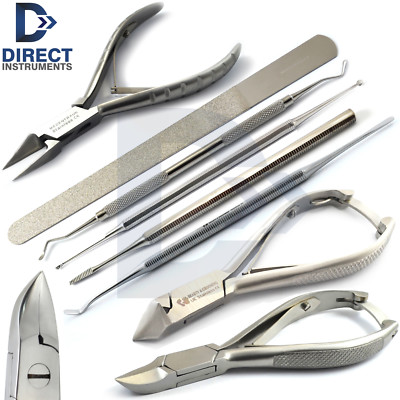 Chiropody Podiatry Instruments Set Ingrown Toenail Surgery Treatment ...