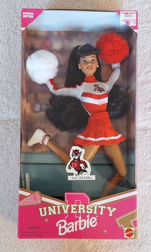 *NEW* University Barbie Doll Of N.C. State Wolfpack / 1996 Mattel | eBay