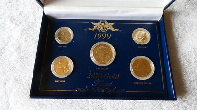 1999 24 kt gold plated coin set | eBay