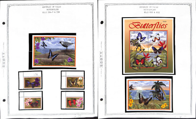 Palau, Postage Stamp, #594-598, 599-601 Mint NH, 2000 Butterflies | eBay