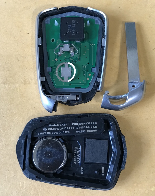 OEM CADILLAC ATS CTS XTS PROXIMITY KEYLESS REMOTE FOB TRANSMITTER ...