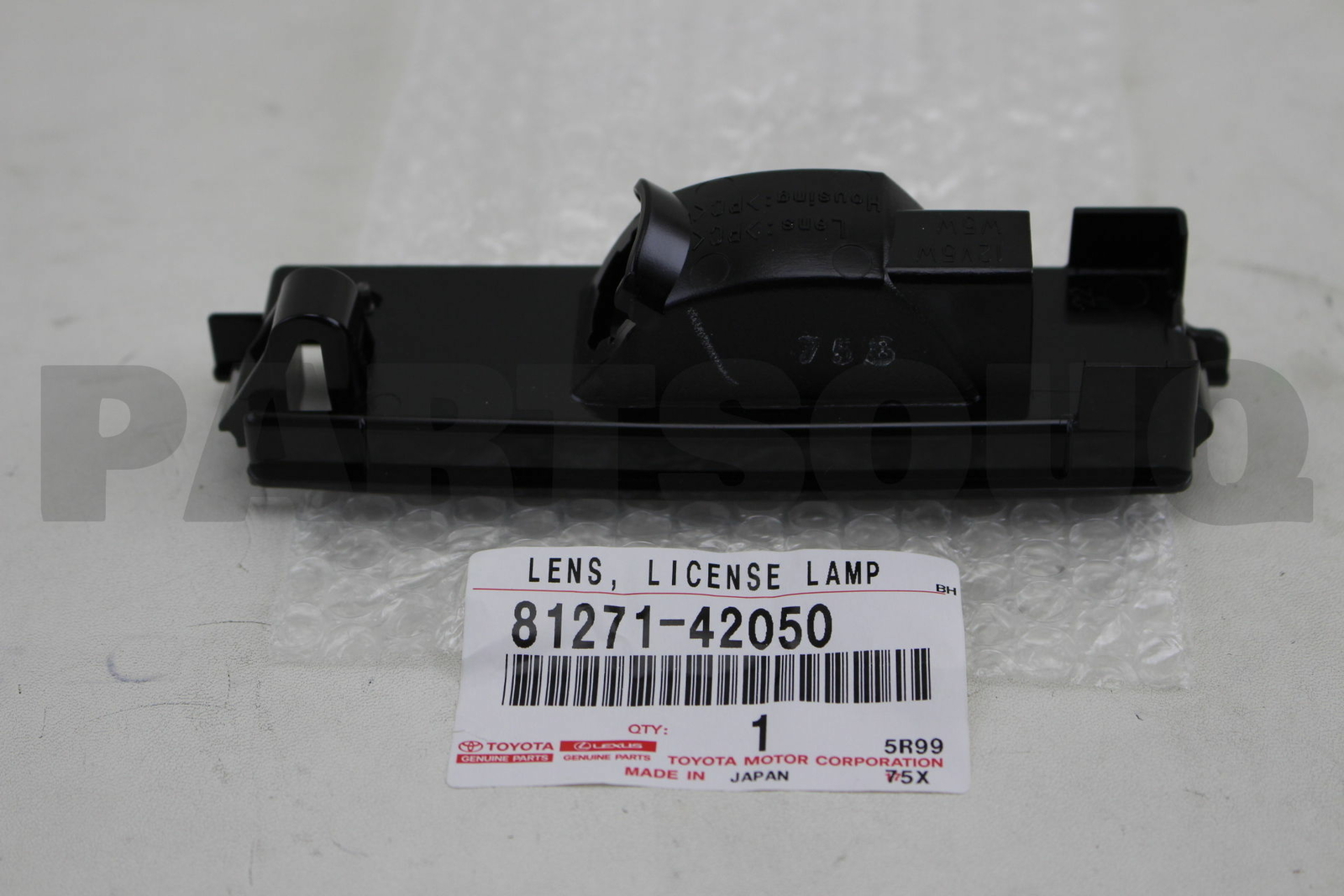 8127142050 Genuine Toyota LENS, LICENSE PLATE LAMP 81271-42050 | eBay