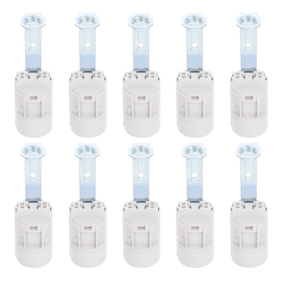 10 Pcs Light Base Holders Candelabra Socket For Indoor Lighting Use ...
