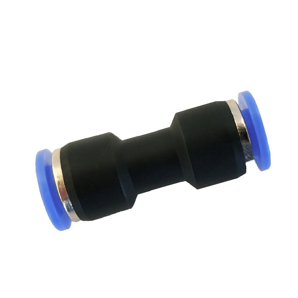 5x Air Pneumatic 1/4" to 1/4"- 6mm to 6mm Straight Push In Connectors ...