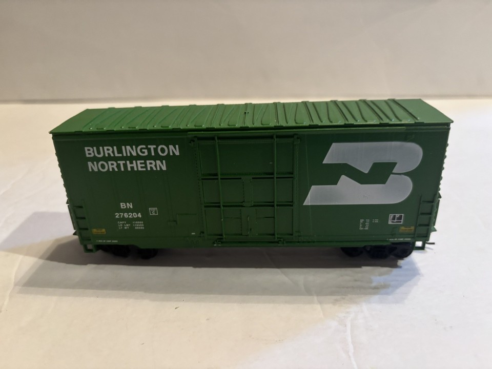 Athearn HO Scale Burlington Northern HI-Cube Box Car w/Kadee Couplers ...