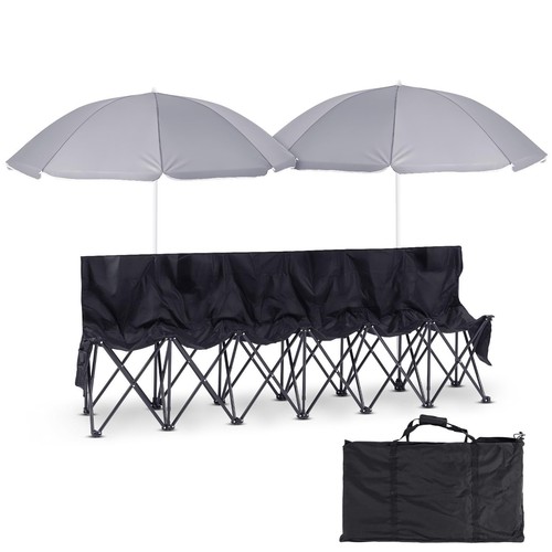 Folding Soccer Bench Chair Portable Team Sports Sideline Team Bench ...