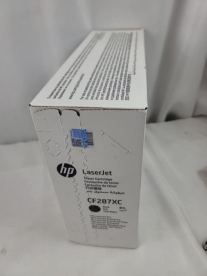 HP 87X CF287X CF287XC Black Toner Factory Sealed Box Genuine QTY | eBay