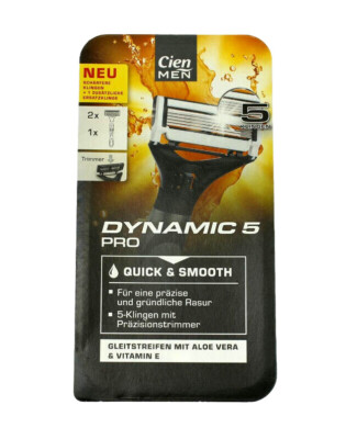 Cien Men DYNAMIC PRO 5 Quick & Smooth Rasierer mit 2 Ersatzklingen | eBay