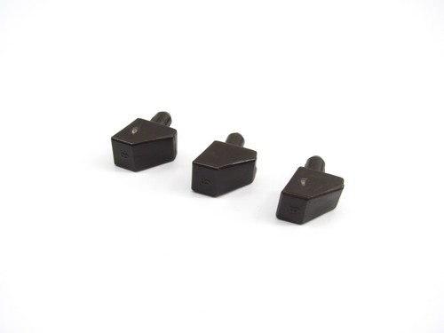KIMPEX NOS 03-151-01 CAM SLIDER SHOE DARK BROWN SET OF 3 SNOWMOBILE SKI ...